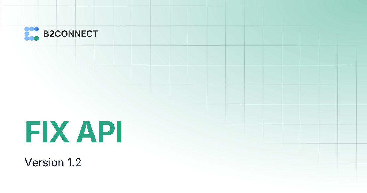 FIX API | B2CONNECT docs